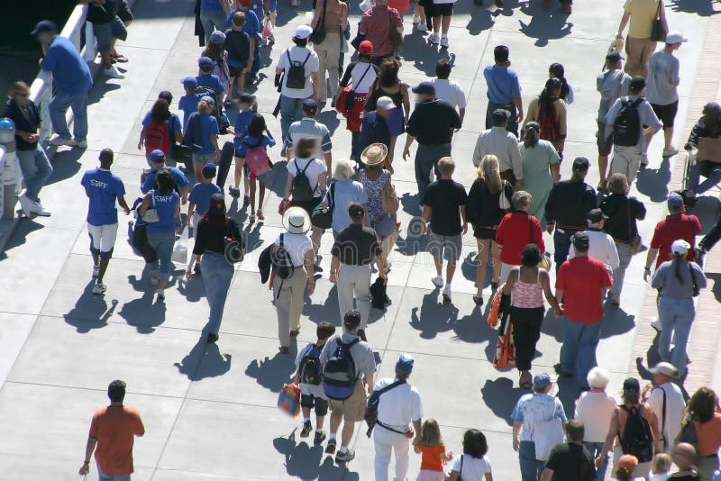 Walking Crowd stock photo. Image of walking, sidewalk, group - 363830
