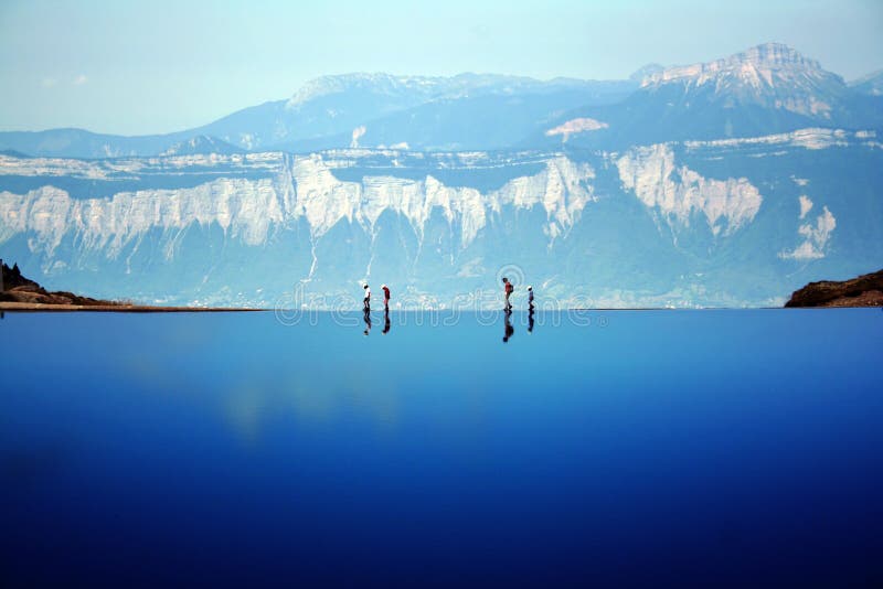 Walking the edge stock image. Image of adrenaline, escape - 946159