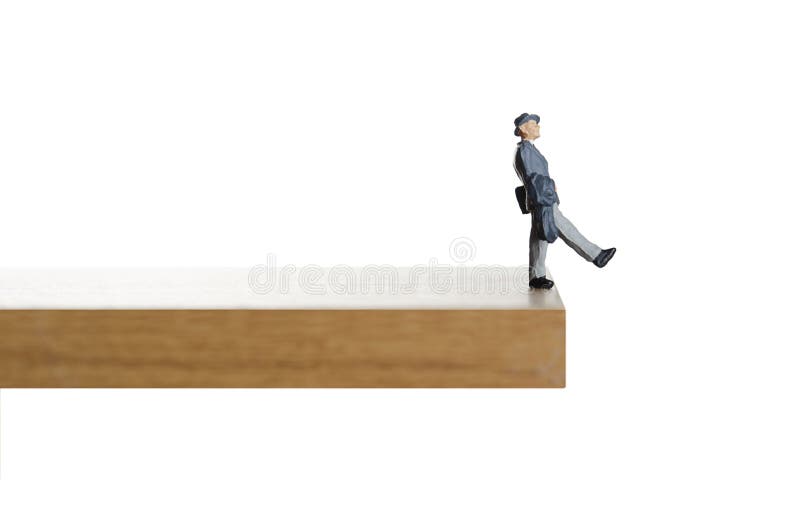 Walking on the edge. stock photo. Image of cliff, stupidity - 36855350