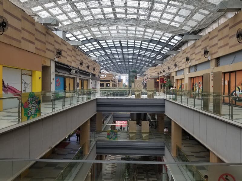 Walking in an Empty Shopping Mall Editorial Stock Image - Image of mall ...