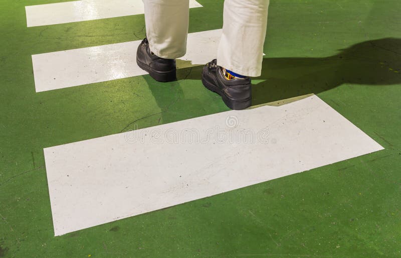 Walking in the factory stock image. Image of pedestrian - 58062269