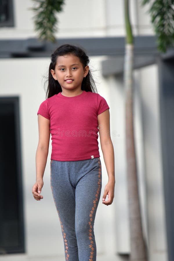 Happy Petite Filipina Juvenile Stock Image - Image of filipino ...