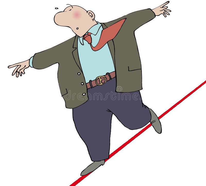 Walking fine line stock vector. Illustration of work - 39235075