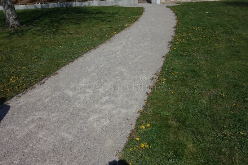 Walking on Footpath or Bridle Path Stock Photo - Image of streets ...