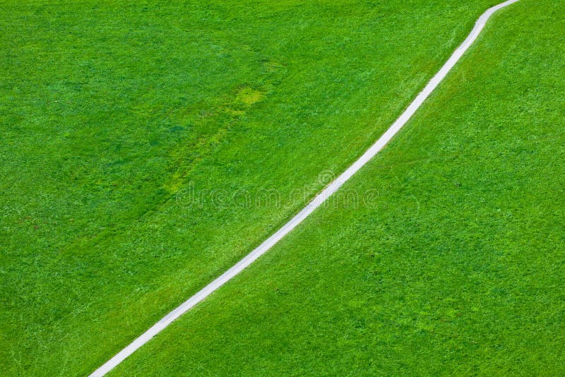 Walking Footpath in Green Field Stock Photo - Image of beauty, land ...