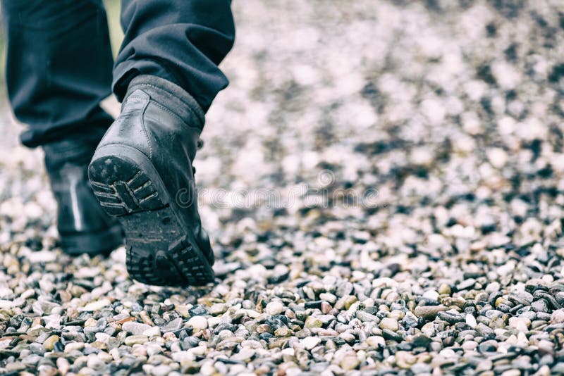Boot walking forward stock photo. Image of footwear, isolated - 1807256