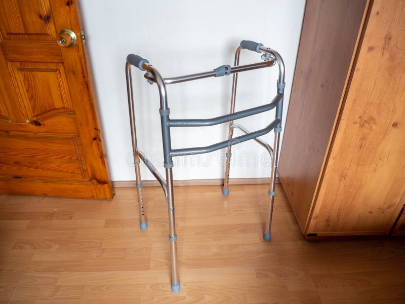 Walking Frame. Walking Aid in the Room Stock Image - Image of ...