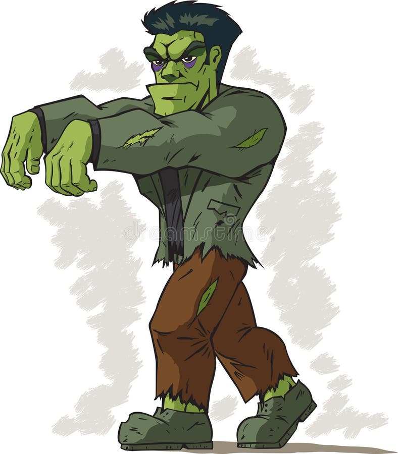 Walking Frankenstein stock vector. Illustration of halloween - 34152238