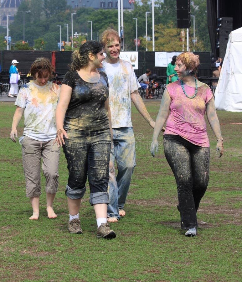Walking after Holi Celebration Editorial Image - Image of ottawa ...