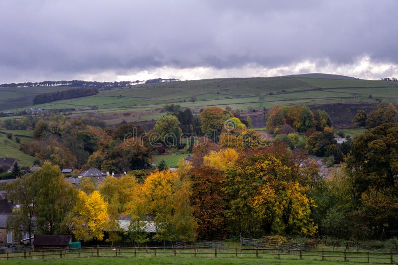 Walking in the Hope Valley, Peak District, England Stock Image - Image ...