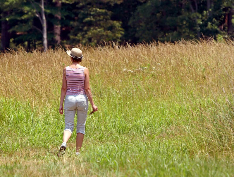 Walking lady stock photo. Image of move, outdoors, adventure - 16617416