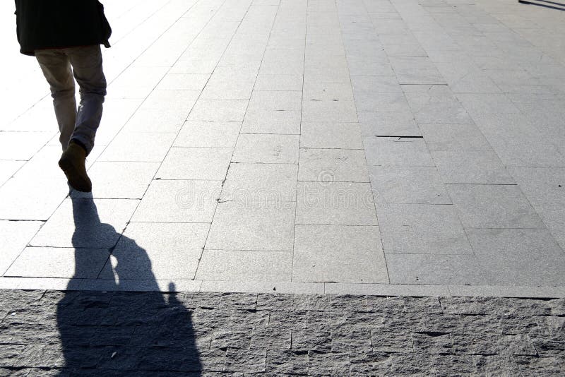 Walking man, from backside stock photo. Image of walking - 51502650