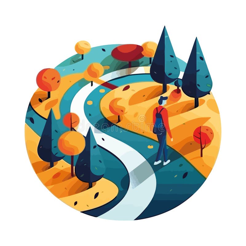 Person Walking Path Icon Stock Illustrations – 342 Person Walking Path ...