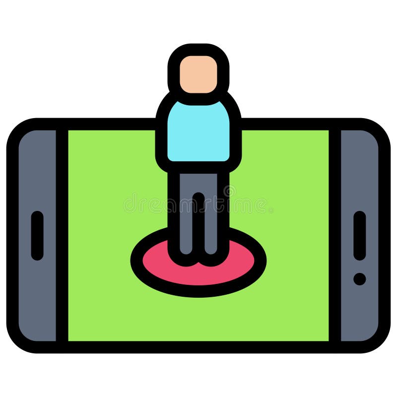 Walking Map on Smartphone Icon, Location Map and Navigation Vector ...