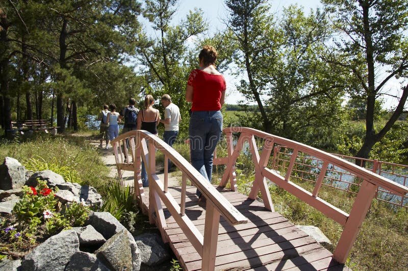 Walking in the park stock image. Image of spring, summer - 1040349