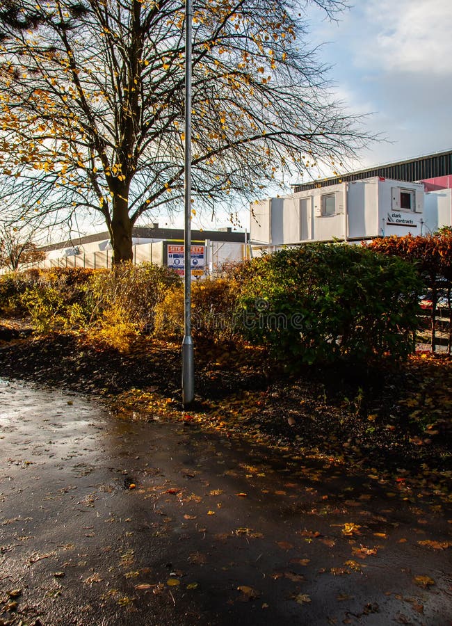 Walking Path on a Bright and Rainy Day Editorial Photo - Image of urban ...