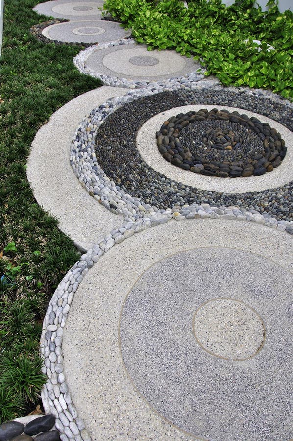 Foot Reflexology Pebble Path Stock Photo - Image of therapy, pressure ...