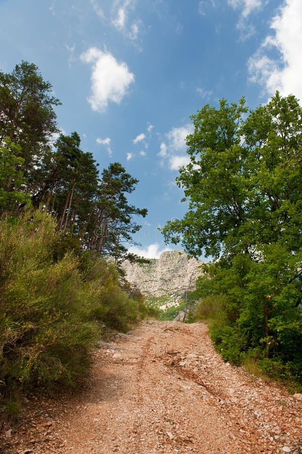 Walking Path in the Haute Provence Stock Image - Image of sand, south ...