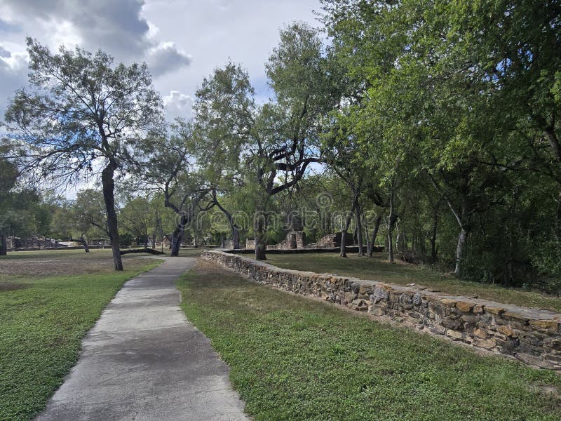 Walking Path in San Antonio, Texas Stock Image - Image of scenic ...