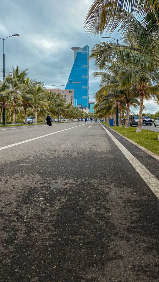Walking Path Street in Corniche, Jeddah, Saudi Arabia, 2021 Editorial ...