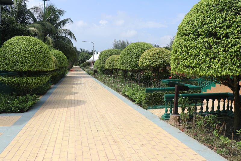 Walking Pathways Inside the Park Stock Image - Image of explore, nature ...