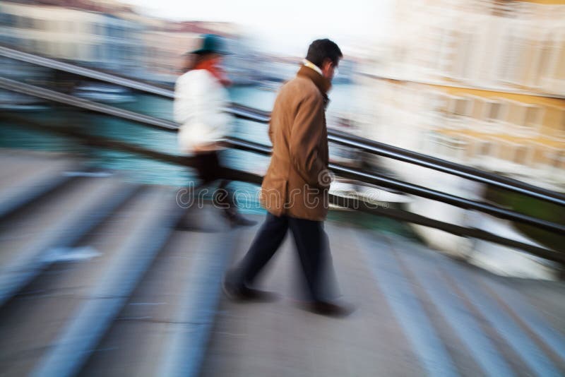 Walking People in Motion Blur Stock Image - Image of move, blur: 29099561