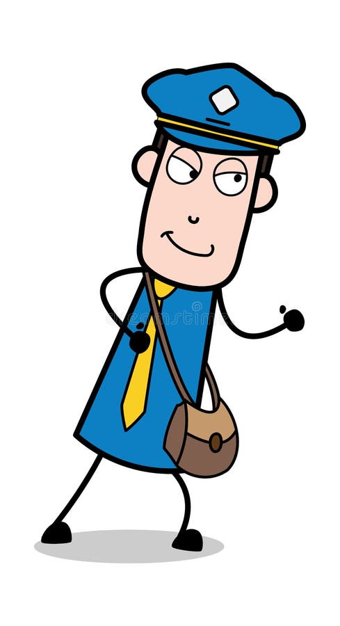 Walking Postman Stock Illustrations – 189 Walking Postman Stock ...