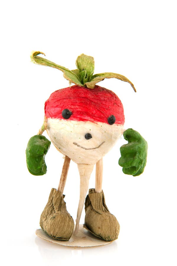 Walking radish stock photo. Image of feet, isolated, face - 9785430