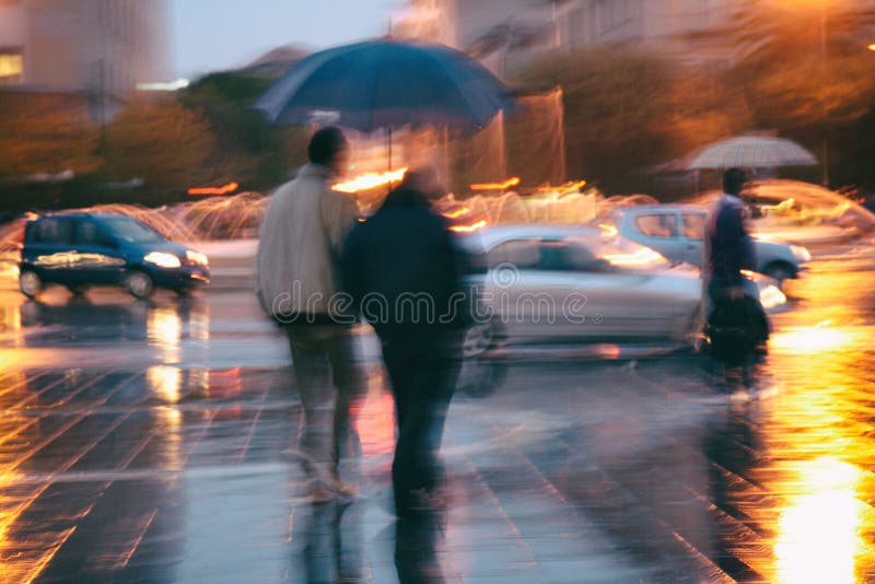 People Walking Rain Stock Images - Download 8,873 Royalty Free Photos