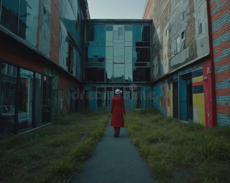 Walking through Realms of Parallel Realities Stock Image - Image of ...