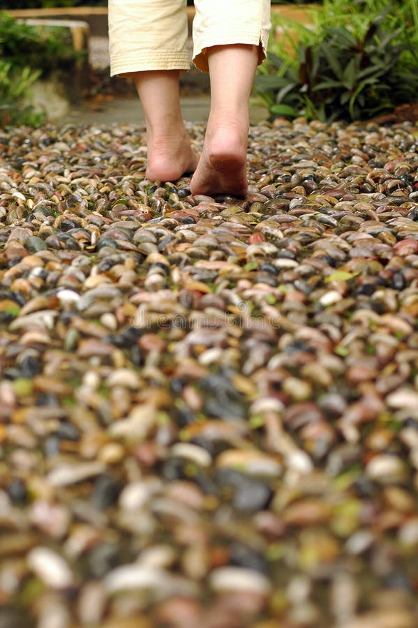 Reflexology Path Series 2 stock photo. Image of pebbles - 6572508