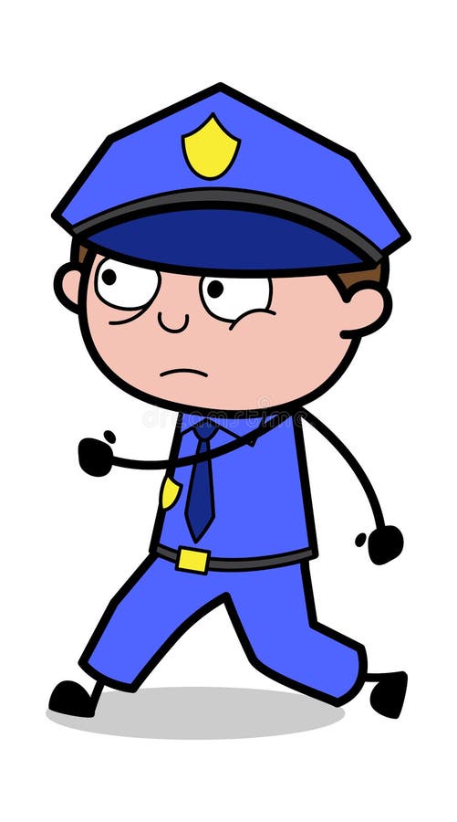 Policeman Vector Illustration Stock Illustration - Illustration of ...