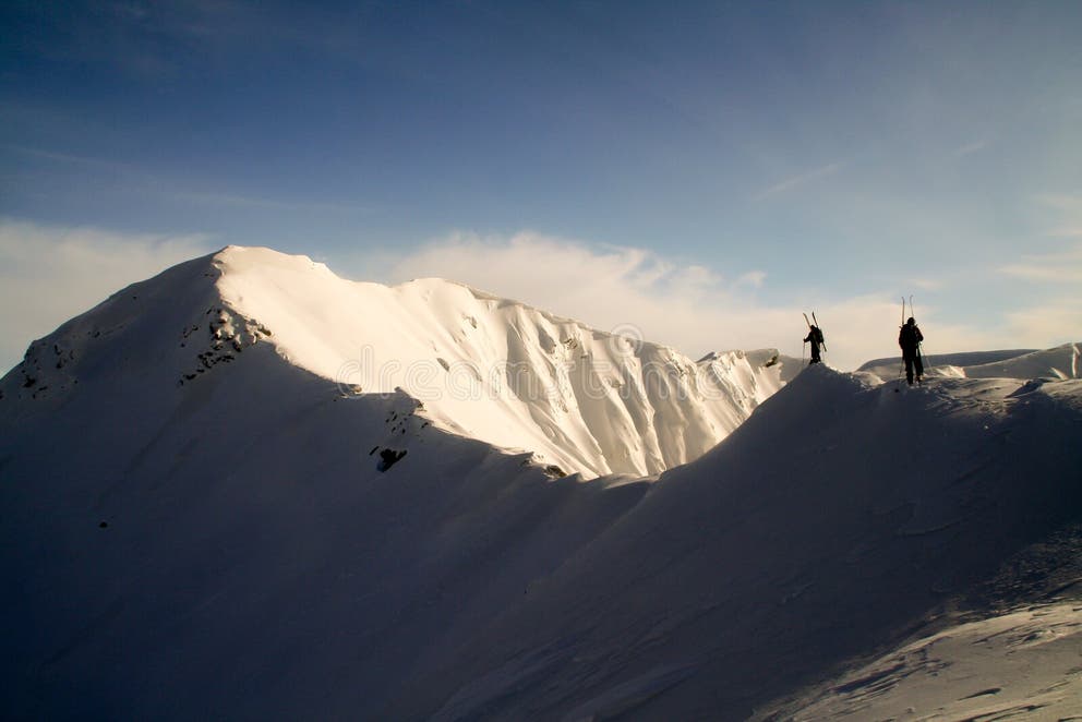 Walking on the ridge stock photo. Image of hill, landscape - 22999780