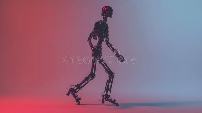 Walking Robot Skeleton a Futuristic Glimpse into Advanced Robotic ...