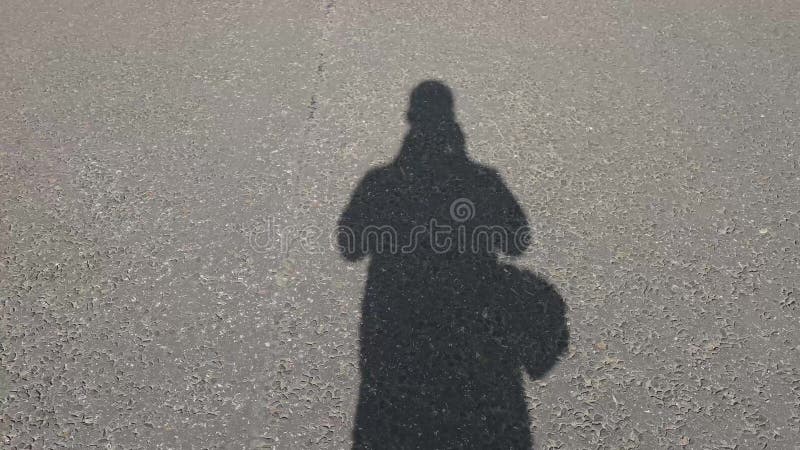 Walking shadow - 4K stock video. Video of movement, step - 57487807
