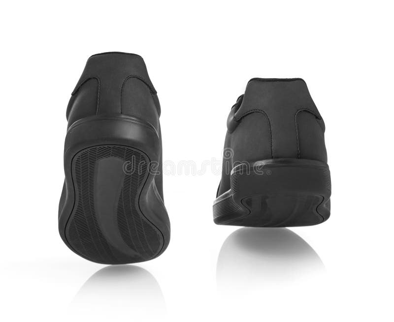 Walking shoes back view stock image. Image of accessory - 202724437