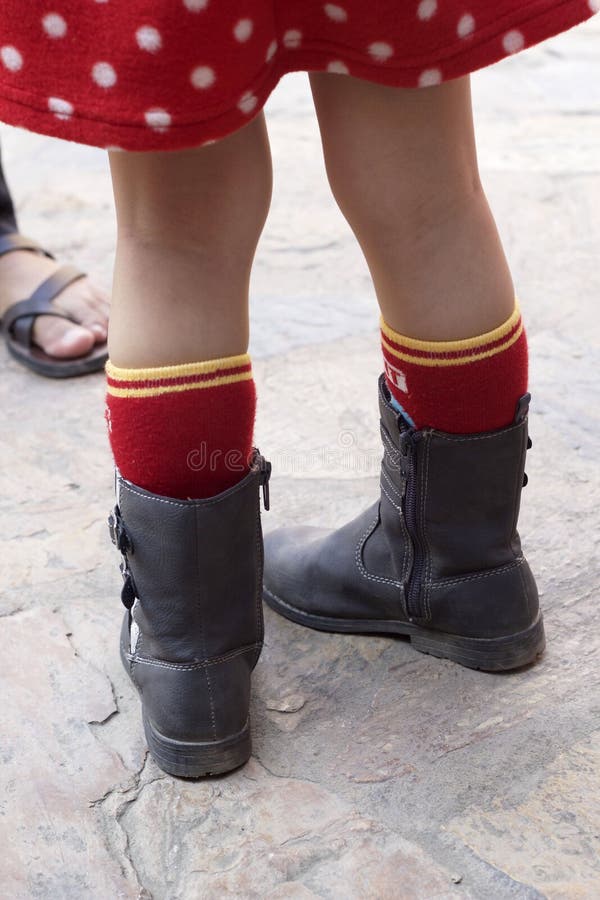 Walking in Shoes on Pavement in Park Stock Photo - Image of adult, foot ...