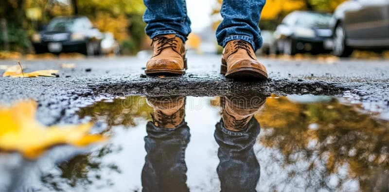 While Walking on the Sidewalk, a Person Trips on an Uneven Surface ...