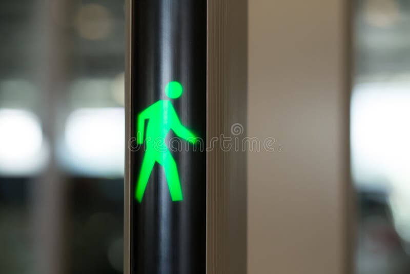 Walking sign stock photo. Image of lights, stoplight - 47844680
