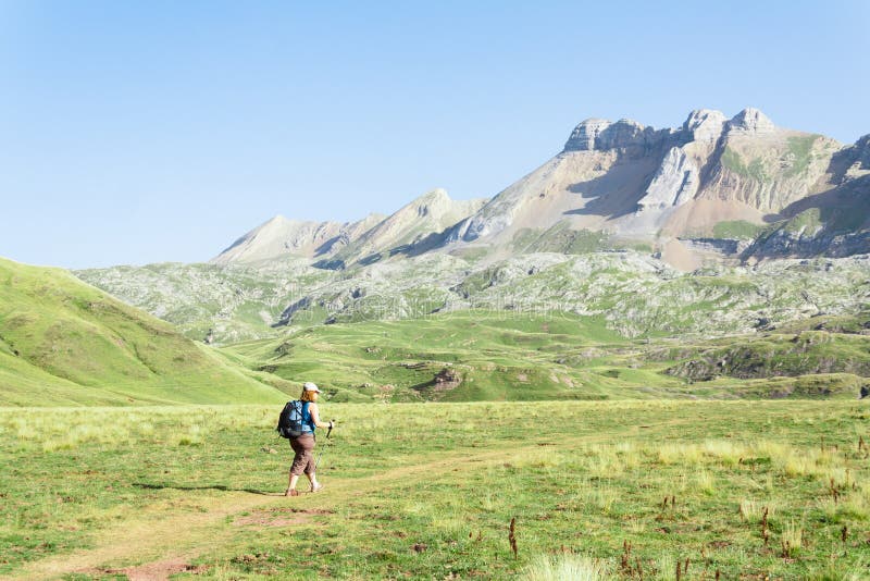 Spanish pyrenees stock image. Image of hill, clouds, landscape - 24080303