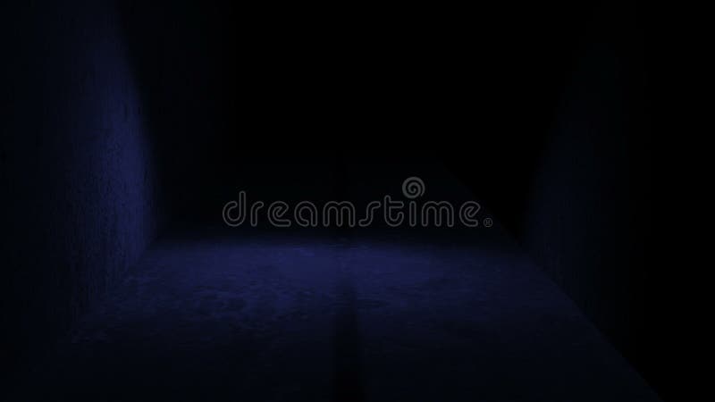 Spooky Space with Low Light . Horror Scene Stock Footage - Video of ...