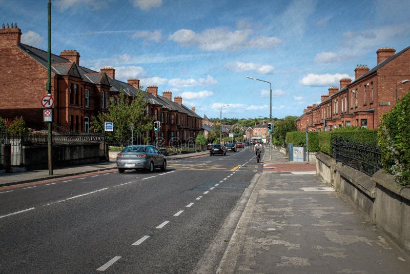 Walking through the Streets of Dublin, Ireland Editorial Stock Image ...