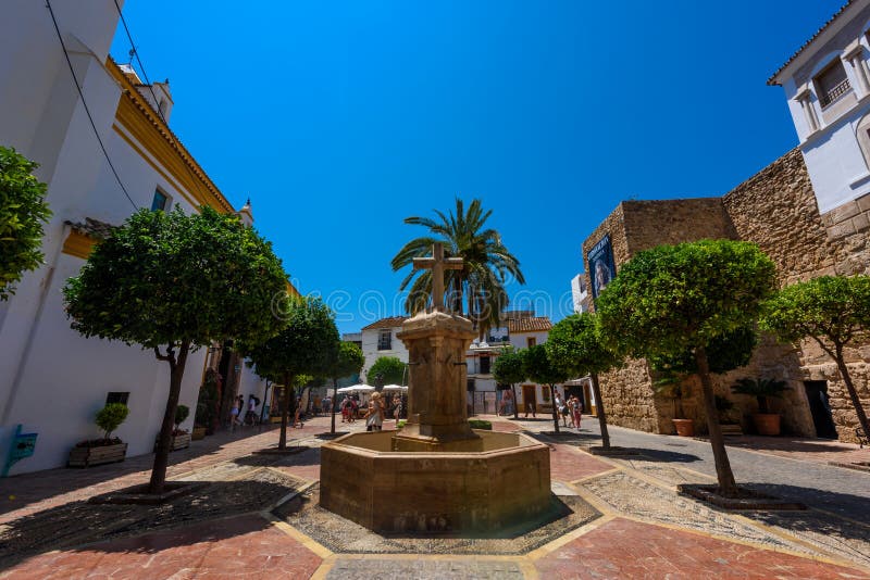 Walking the Streets of Marbella, Spain. Editorial Photo - Image of ...