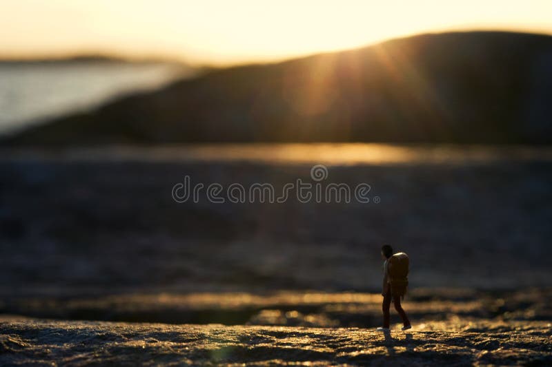 Walking in sunset stock image. Image of sunset, freedom - 37646815