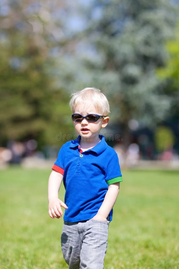 Walking toddler stock image. Image of expression, park - 20475813