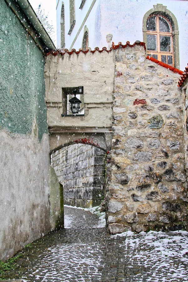 Trail in Fussen Germany stock image. Image of center - 101648711