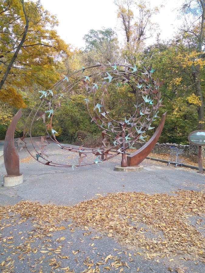 Walking trail art stock photo. Image of soil, reflection - 211999160