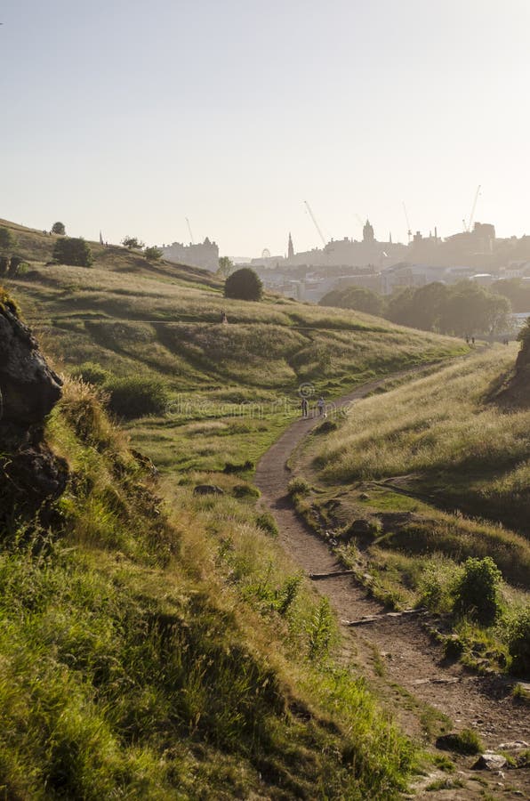 Walking Trail through Outdoor Park Stock Photo - Image of europe ...