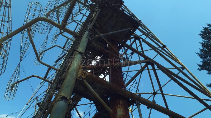 Walking Under Duga Radar Array, Soviet Missile Detector in Cold War ...