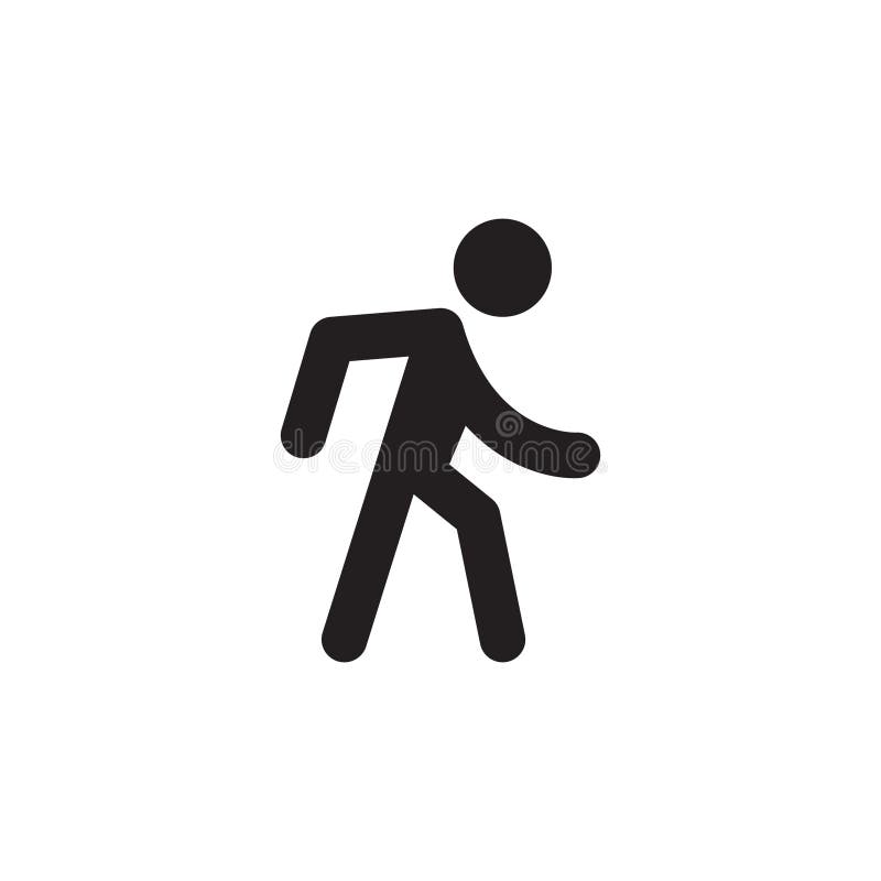 Walking Logo Design, Simple Lettering Walking, Walk Logo Design Stock ...